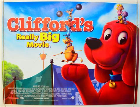 “cliffords Really Big Movie” Original British Quad Poster Film Post