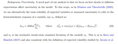 How To Define The Variable Of Stochastic Steady State Stochastic