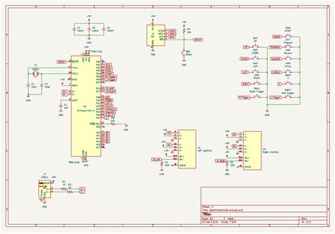 Schematic Review Request Custom Gaming Controller Using Atmega32u4 R