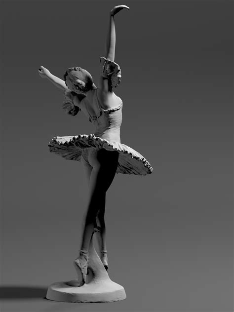 Statue Ballet Dancer 3d Model Turbosquid 1572001