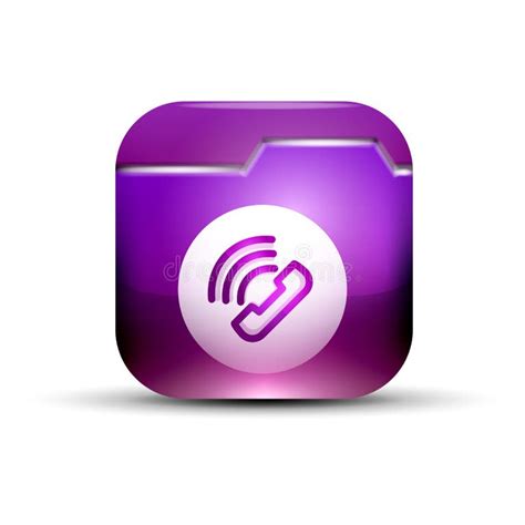 Phone Button Call Support Idea Vector Illustration Stock Vector Illustration Of Call