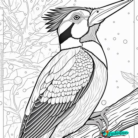 Ausmalbild Specht Kostenlose Vorlagen Zum Ausdrucken Und Ausmalen
