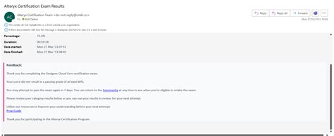Solved Exam Results Alteryx Community