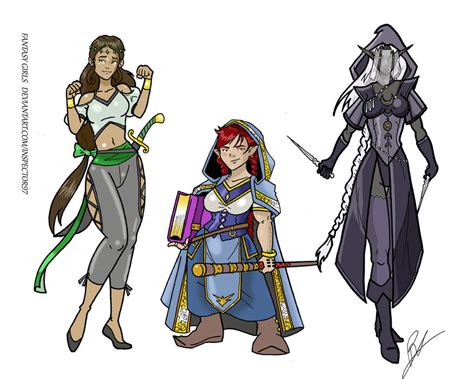 Fanatsy Girls By Inspector97 On Deviantart