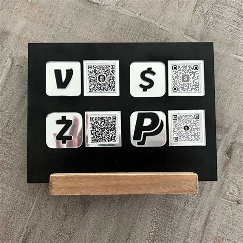 Custom Qr Code Display Etsy