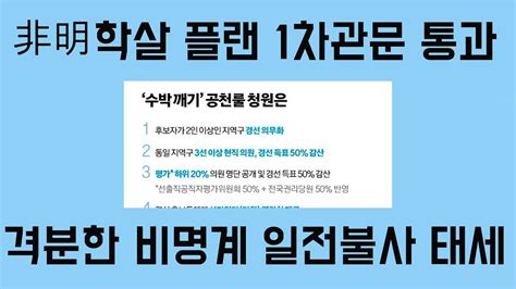 개딸 친위 쿠데타에 올라타려는 혁신위 Youtube