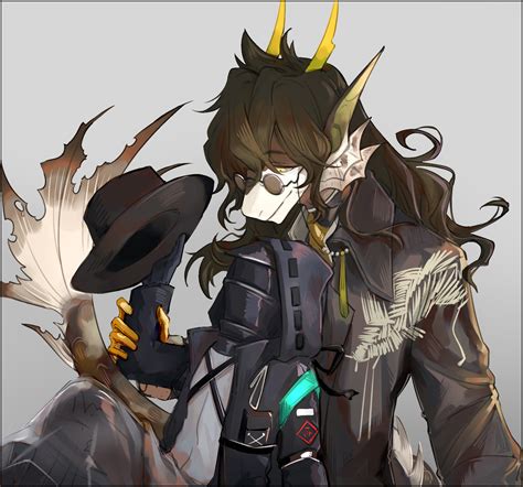 Doctor And Lee Arknights Drawn By Be Al Si O P Danbooru