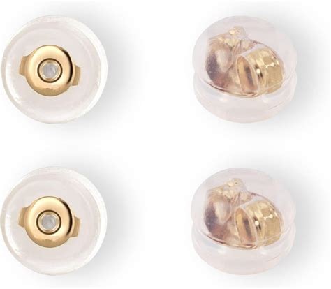 14k Real Solid Gold Earring Post And Backs Hypoallergenic