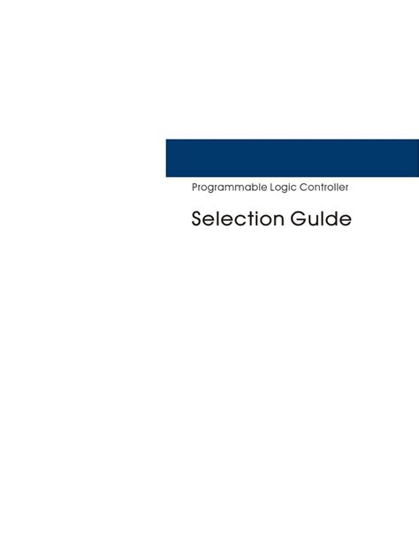 catalog plc guide pdf programmable logic controller relay