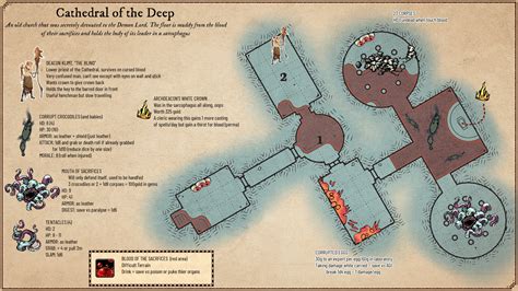 I Started Using Wonderdraft To Make One Page Dungeons For Myself I