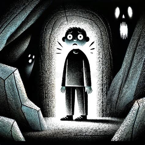 Cartoon Boy Cave Stock Illustrations 526 Cartoon Boy Cave Stock