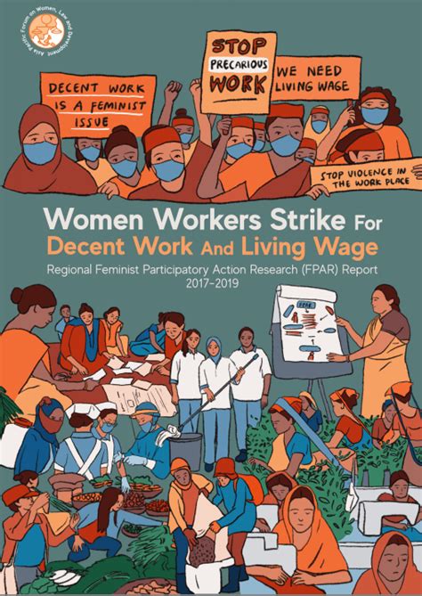 Women Workers Strike For Decent Work And Living Wage Regional Fpar