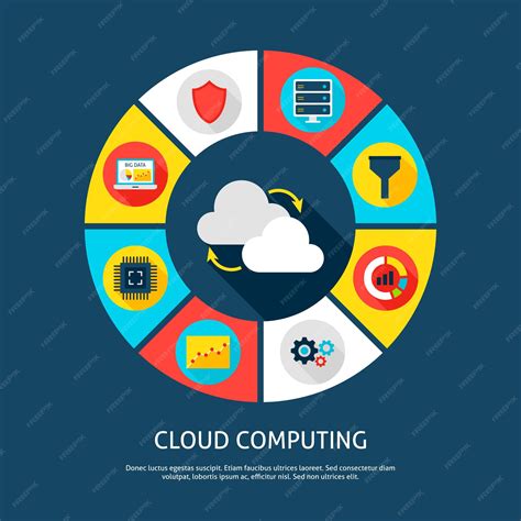Premium Vector Cloud Computing Concept Vector Illustration Of Big
