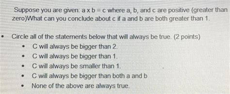 Solved Suppose You Are Given Ab C Where A B And C Are Chegg Com