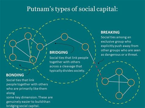 Slide Showing Putnam S Types Of Social Capital Social Capital