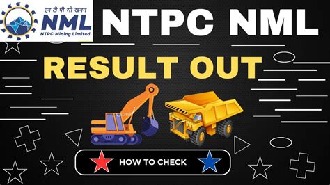 Ntpc Nml Result Out How To Check Result Youtube