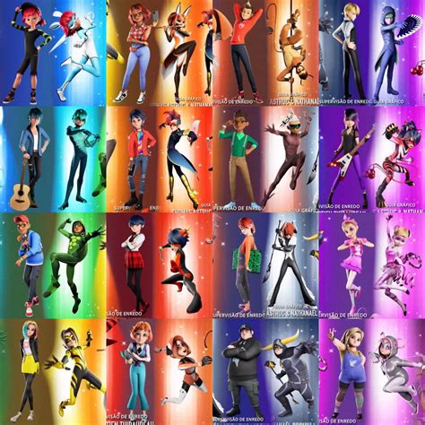 All The Miraculous Heroes By Rvnn On Deviantart
