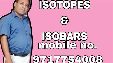Isotope And Isobar Youtube