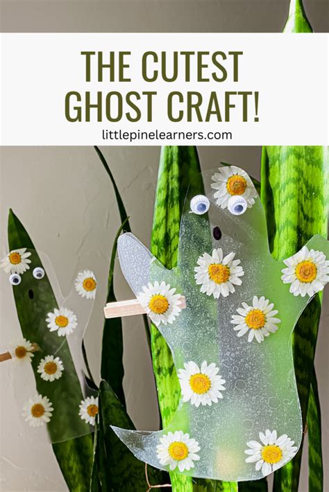 The Cutest Ghost Craft For Halloween • Little Pine Learners