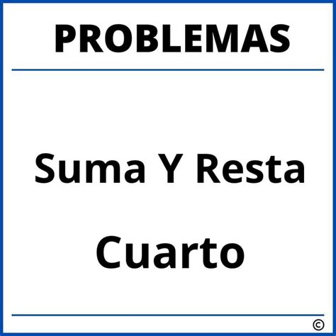 Problemas De Resta Para Quinto Grado De Primaria Pdf