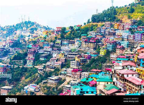 The Beautiful Landscape Of Shimla In Himachal Pradesh India Natural
