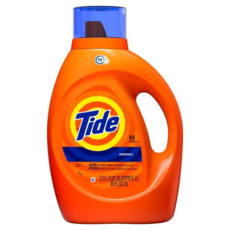 Tide Liquid Laundry Detergent Original 64 Loads 272 L The Home