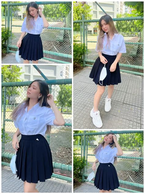 How To ชุดนักศึกษาสไตล์น่ารัก สาวสูง150 ‼️ แกลเลอรีที่โพสต์โดย