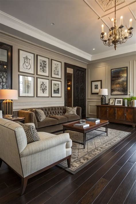 21 Stunning Living Rooms With Dark Wood Floors Dark Flooring