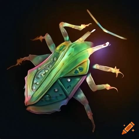 A Shieldbug With A Microchip On Its Back On Craiyon