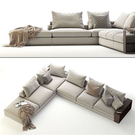 Flexform Groundpiece Sectional Sofa 3d Model 28 Max Free3d