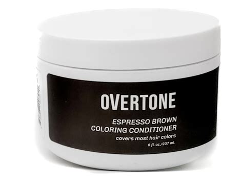 Overtone Espresso Brown Deep Conditioner 8 Oz Jar