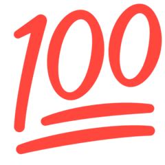 Hundred Points Emoji 💯