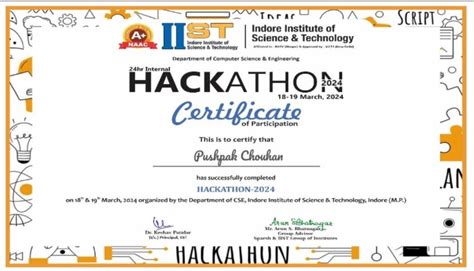 Pushpak Chouhan On Linkedin Hackathon Innovation Teamwork