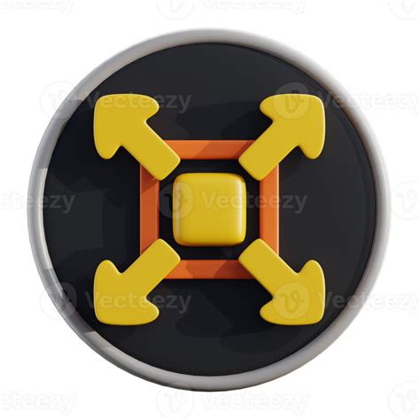 3d Zoom Out Symbol For Photography 51797751 Png