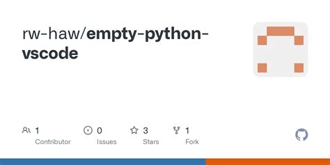Github Rw Hawempty Python Vscode