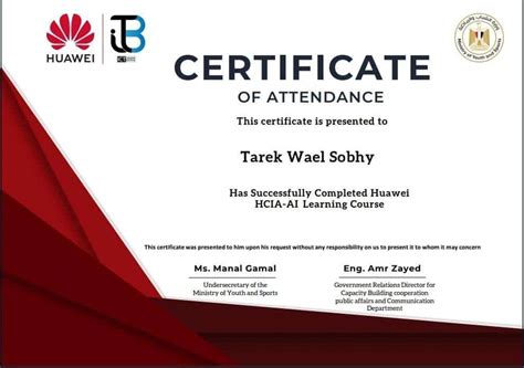Proud Of My First Achievement In Field Of Artificial Intelligence Huawei Hcia Ai Learning Course