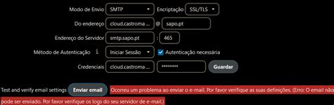 Cant Send Test Emails Why ℹ️ Support Nextcloud Community