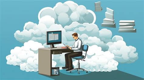 Premium Ai Image An Entrepreneur Uses Cloud Based Software For