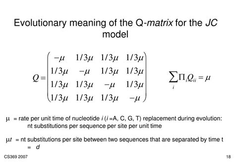 Ppt Lecture 3 Markov Models Of Sequence Evolution Powerpoint