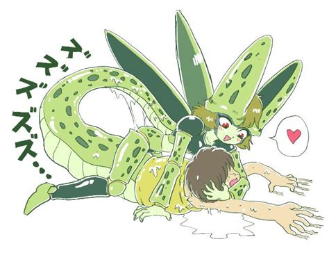 Cell And Perfect Cell Dragon Ball And More Drawn By Pukao Danbooru