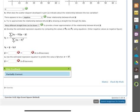 solved given are five observations for two variables z and