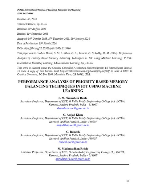 performance analysis of priority based memory balancing techniques in