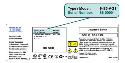 Machine Warranties Type Model And Serial Number Location