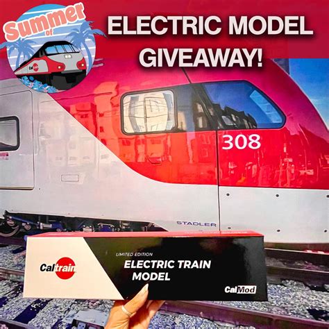 Blowout Emu Model Giveaway Caltrain