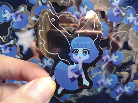 Steven Universe Lapis Lazuli Mirror Sticker Etsy