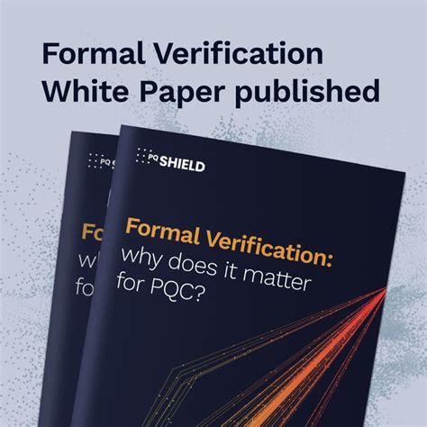 formal verification has become increasingly important in the realm of