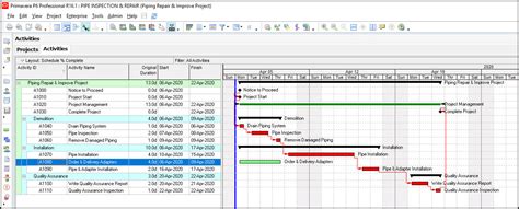 Draw Relationships In The Gantt Chart In Primavera P6 Ten Six Consulting