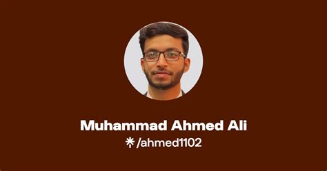 Muhammad Ahmed Ali Facebook Linktree