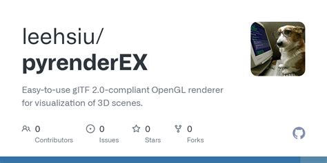 Github Leehsiupyrenderex Easy To Use Gltf 20 Compliant Opengl
