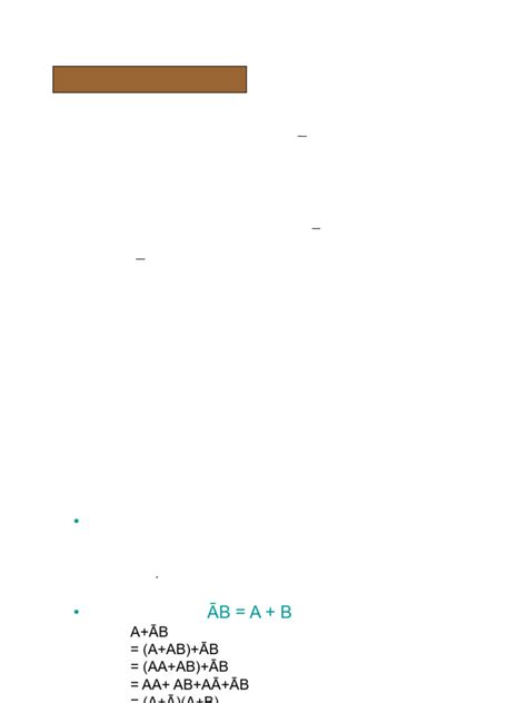 Lecture 4 Dld Boolean Functions Switching Algebra And Logic Gates Pdf Logic Gate Boolean